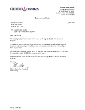 Fillable Online Claims Information - GEICO Marine Insurance Fax Email ...