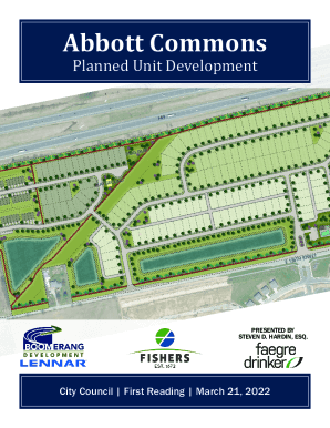 Fillable Online Planned Unit Development - Abbott Commons Fax Email Print - pdfFiller