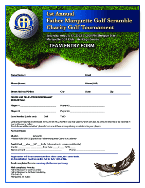 Fillable Online (V1.3)FMCA Scramble Entry Form Fax Email Print - pdfFiller