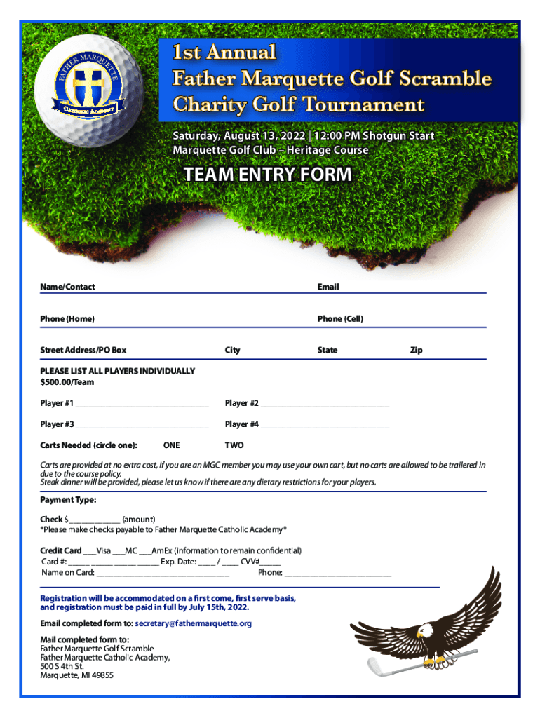 Fillable Online (V1.3)FMCA Scramble Entry Form Fax Email Print - pdfFiller