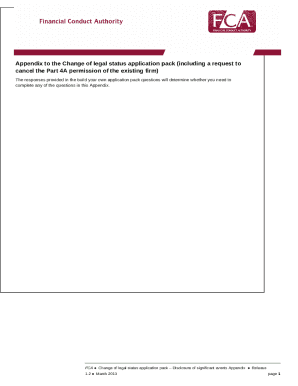 COLs appendix 2a Doc Template | pdfFiller