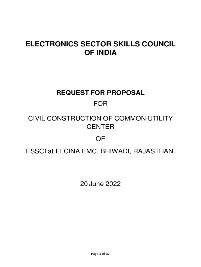 Fillable Online ELECTRONICS SECTOR SKILLS COUNCIL OF INDIA Fax Email ...