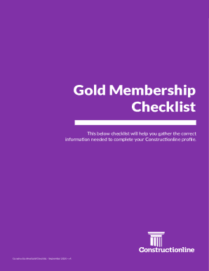 Fillable Online IM Checklist Gold Membership Review - YouTube Fax Email ...