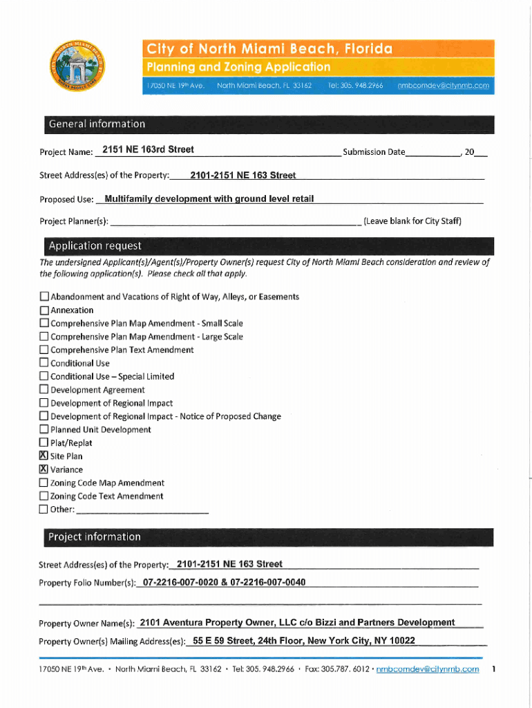 Fillable Online Planning and Zoning Division Fax Email Print - pdfFiller