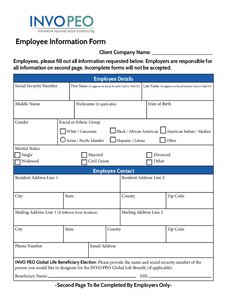 Fillable Online What is a PEO? What are its advantages and ...