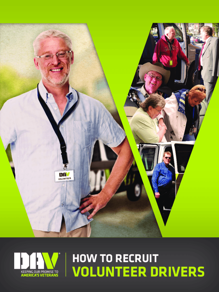 Fillable Online DAV Transportation Network - Volunteer Drivers Fax ...