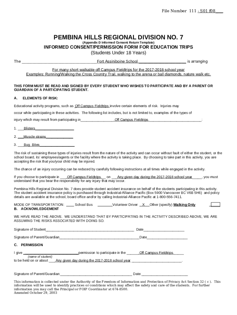 APPENDIX 'C' INED CONSENT/PERMISSION ... Doc Template | pdfFiller