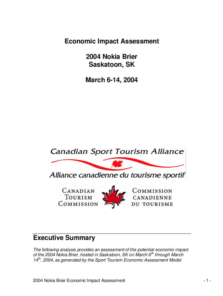 Fillable Online SUMMARY OF ECONOMIC IMPACT ANALYSIS AND IMPACT ... Fax ...