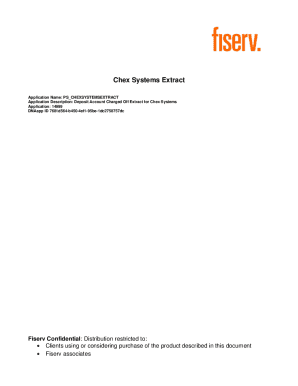 Fillable Online Request ChexSystems Consumer Disclosure Report Fax ...