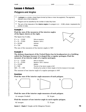 Fillable Online Fill in the blank A polygon is a simple closed figure ...