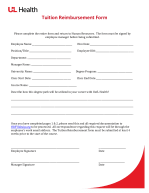 Fillable Online Tuition Refund Program Claim Form - OpenCircle Fax ...