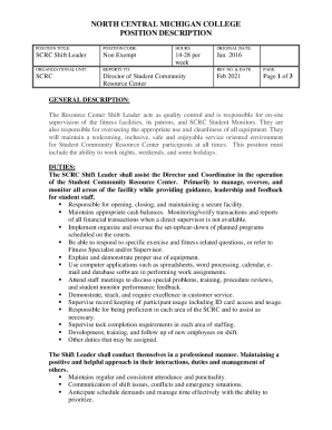 Fillable Online application for employment - North Central Michigan ...