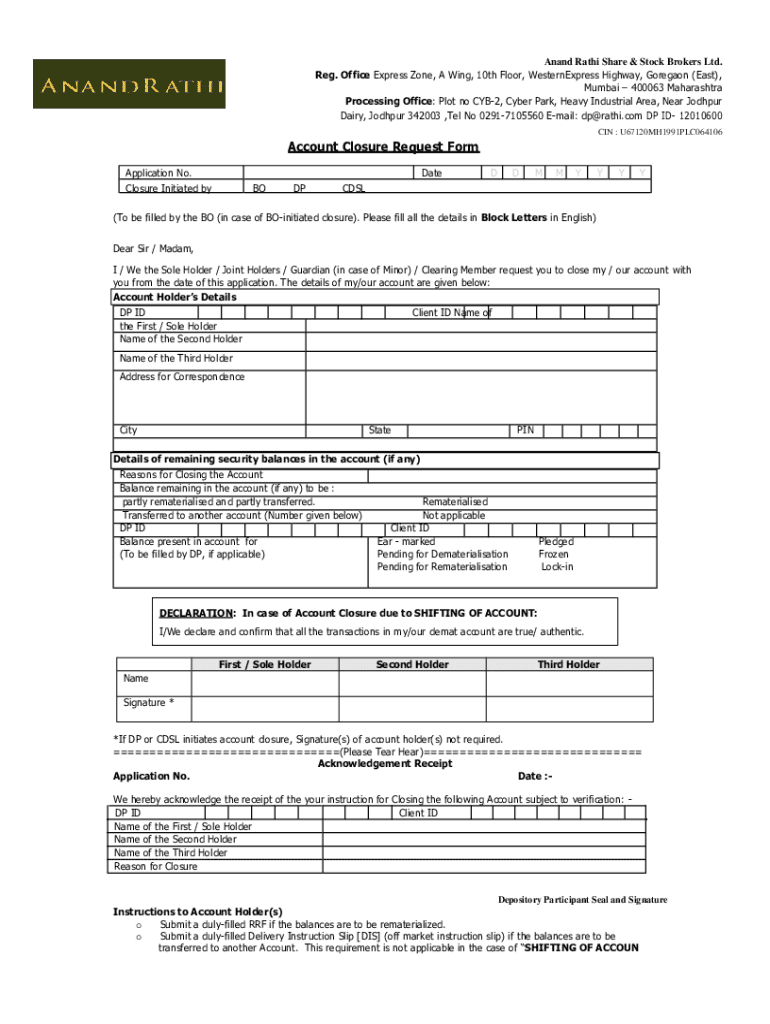 Fillable Online Anand Rathi Wealth Ltd financial results and price ...