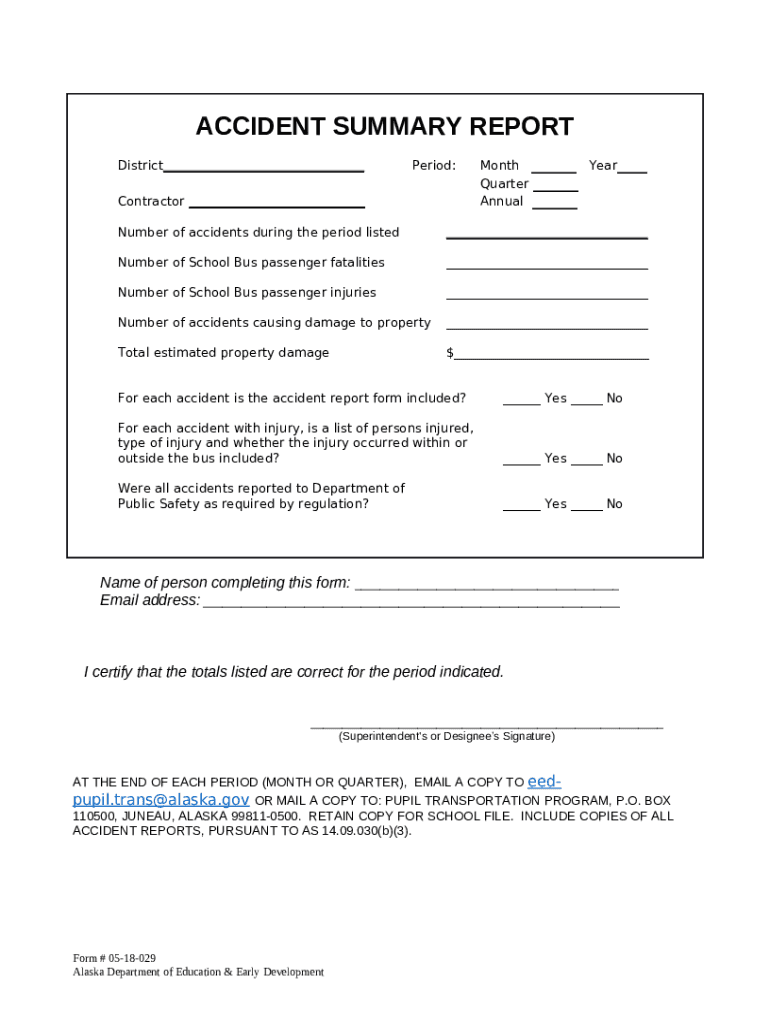 Analysis Bus Accident Statistics in the United States Doc Template ...