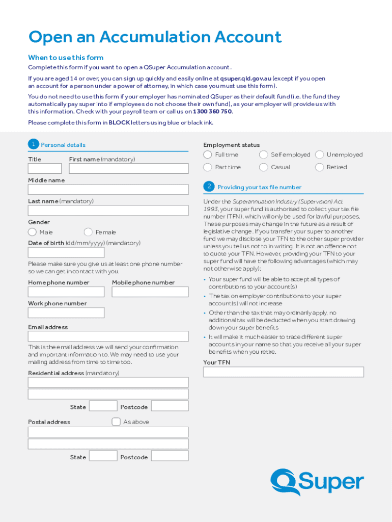 Fillable Online QSuper Product Disclosure Statement for Income Account ...