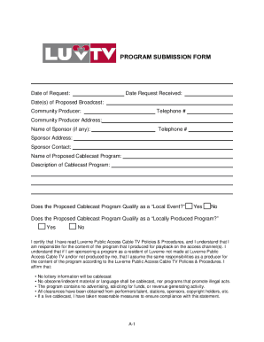 Fillable Online Show Registration/ Time Slot Request FormMNN Fax Email ...