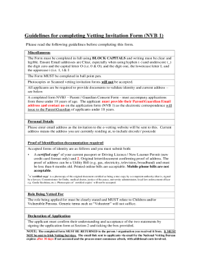 Fillable Online Guidelines for completing Paper Vetting Invitation ...