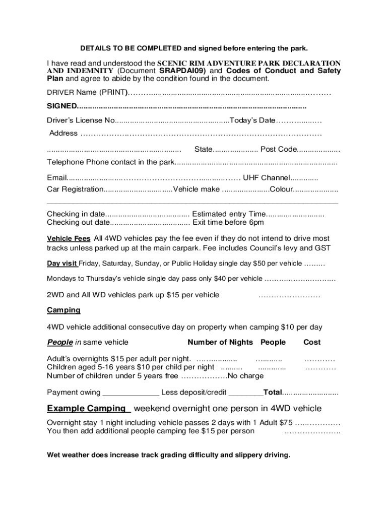 Fillable Online RAD CAMP - - Registration Form - CivicLive Fax Email ...