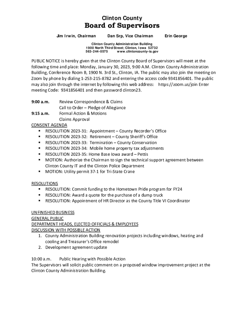 Fillable Online Jim Irwin, Chairman Fax Email Print - pdfFiller