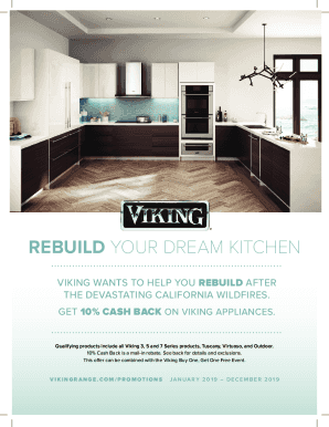 Fillable Online Viking Welcome Home Cash Back Savings Event Fax Email ...