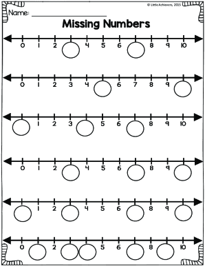 Fillable Online What Is a Number Line in Math? Definition, Examples ...