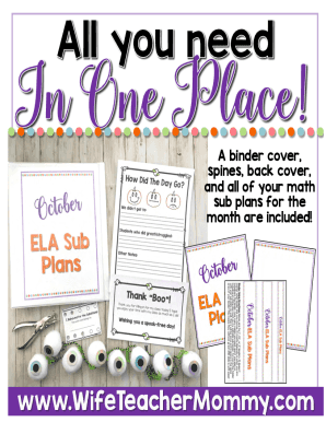 Fillable Online August Sub Plans for 3rd Grade and 4th Grade Math Fax ...