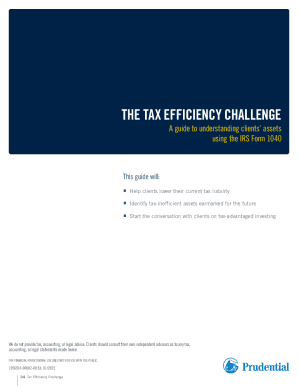 Fillable Online The Tax Efficiency Challenge - A Guide to Understanding ...