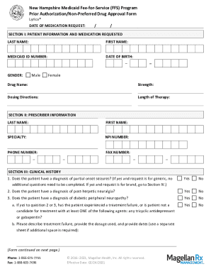 Fillable Online Drug Approval Prior Authorization Form - Provider Fax ...