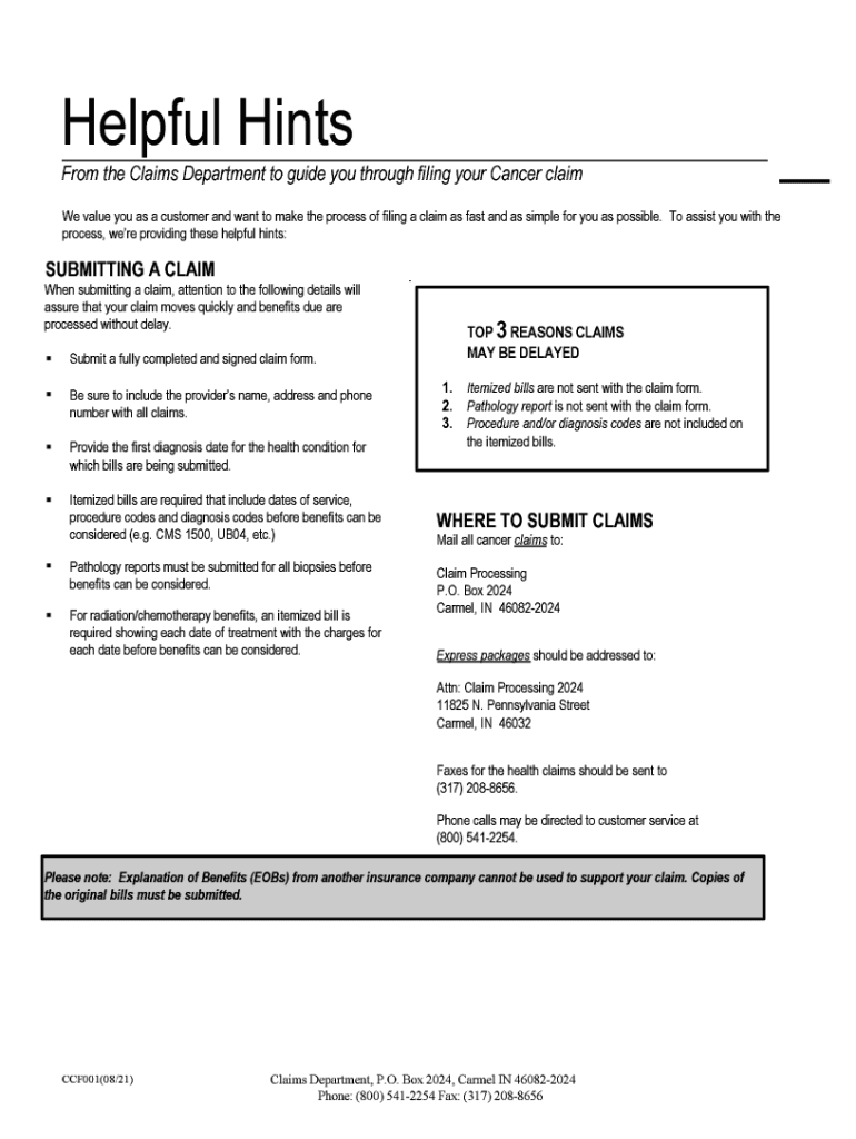 Fillable Online File Colonial Life Cancer Illness Claim Forms Fax Email ...