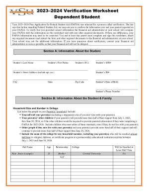 Fillable Online Your 20232024 Free Application for Federal Student Aid ...