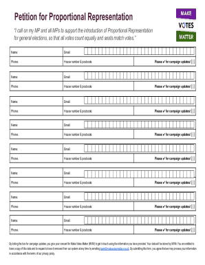 Fillable Online General petition sign-up sheet FIXED, DO NOT BREAK! Fax ...