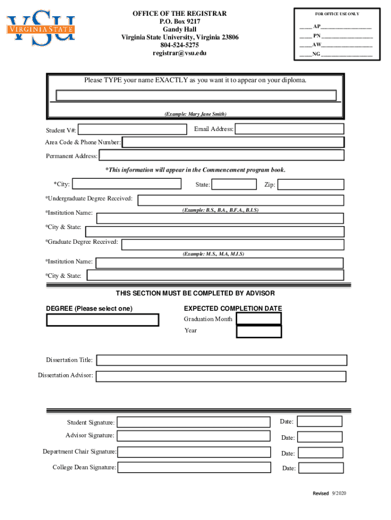 Fillable Online doctoral-application-for-graduation.pdf Fax Email Print - pdfFiller