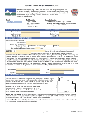 Fillable Online Request Fire Hydrant Flow Testing - City of Grand ...