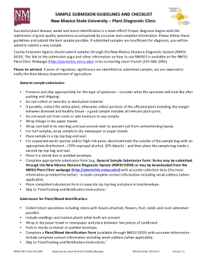 Fillable Online NMSU-PDC-Form-012-005 Guidelines for sample submission ...