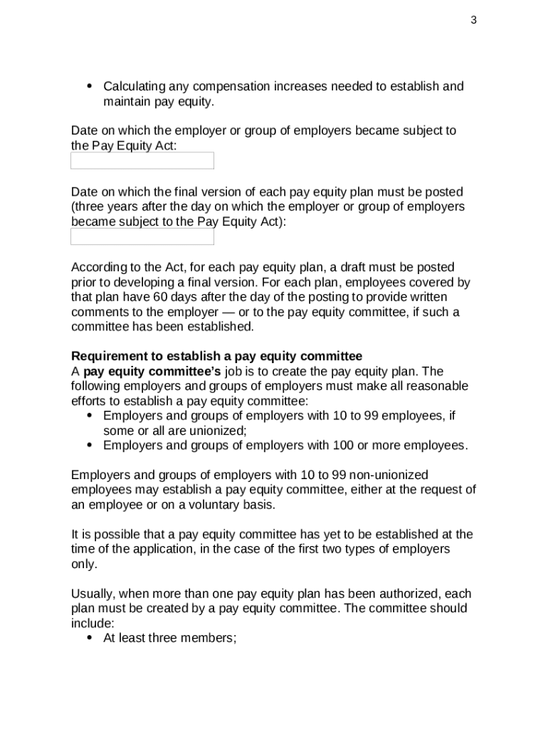 Part II: Requirements for Implementing Pay Equity for Certain ... Doc ...