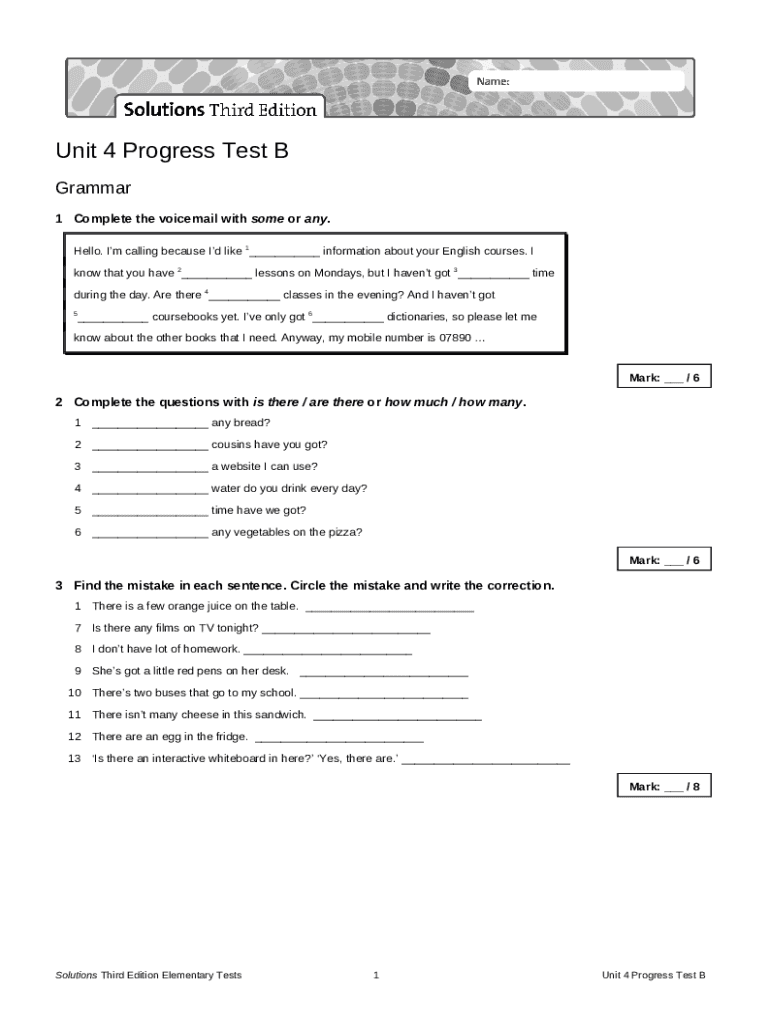 Review of all intermediate verb tenses (CEFR B1) - Page 2 Doc Template ...