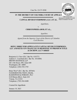 Fillable Online 22-CV-0548 Capital River Enterprises, LLC, et al ...