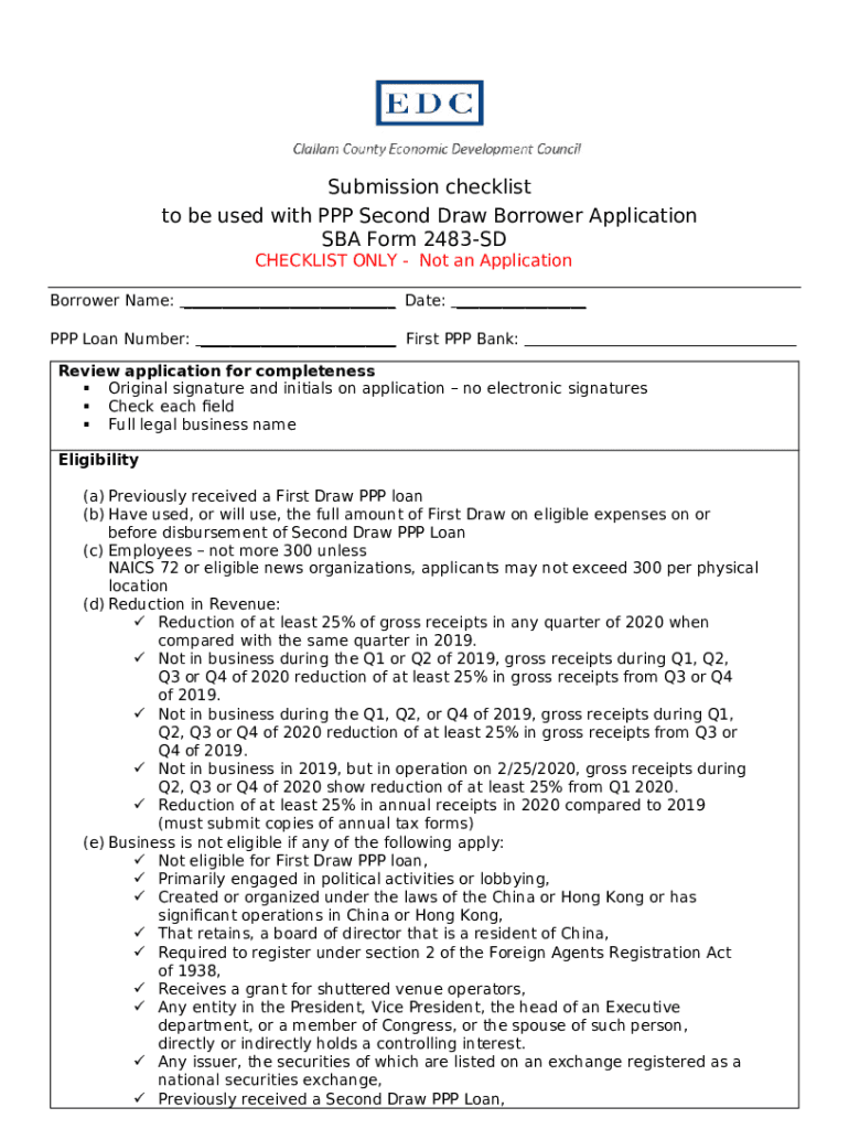 How to Fill Out the PPP Second Draw Application Doc Template | pdfFiller