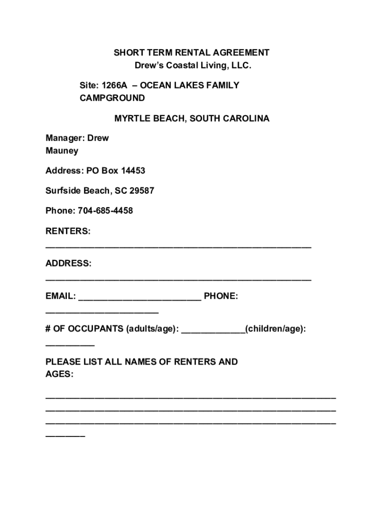 Fillable Online Drew's Coastal LivingMyrtle Beach SC - Facebook Fax ...