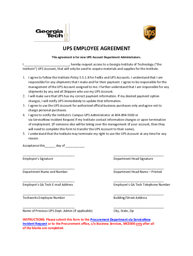 Fillable Online procurement gatech Employment offer letter agreement between - SEC.gov Fax Email ...