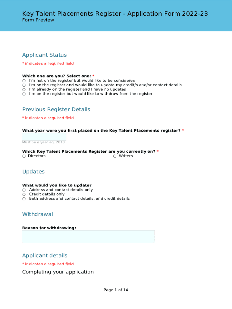 Fillable Online Professional Attachments Register - Application Form (No ... Fax Email Print ...
