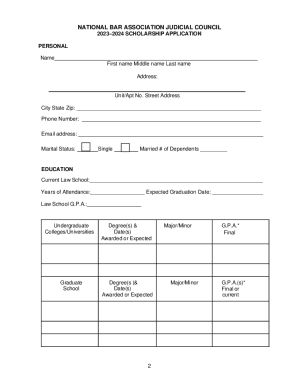 Fillable Online law famu NBA JCD Scholarship Application. Final for ...