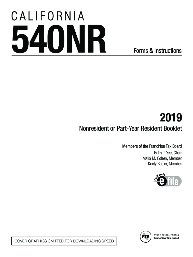 Fillable Online State of california tax form 540nr: Fill out & sign ...