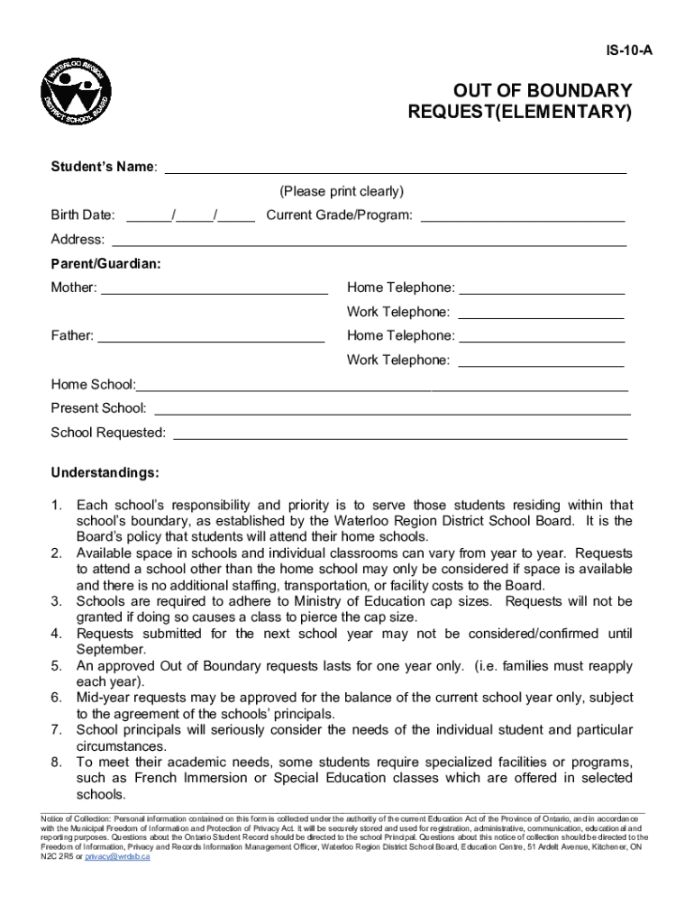 Fillable Online Parent Opt-Out FormGRADE 10 - Arlington Public Schools ...