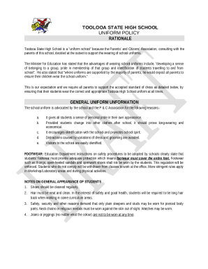 Rules and policies - Toolooa State High School - toolooashs eq edu Doc ...