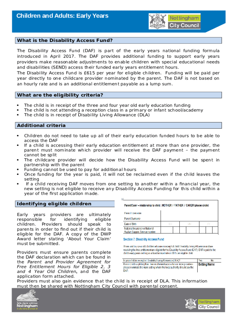 Eligibility Criteria for the Early Years Inclusion and High ... Doc ...
