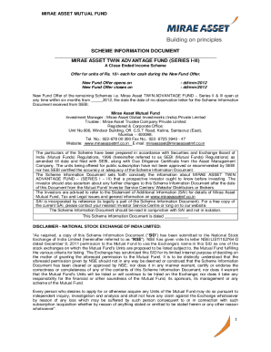 Fillable Online application form - mirae asset balanced advantage fund ...