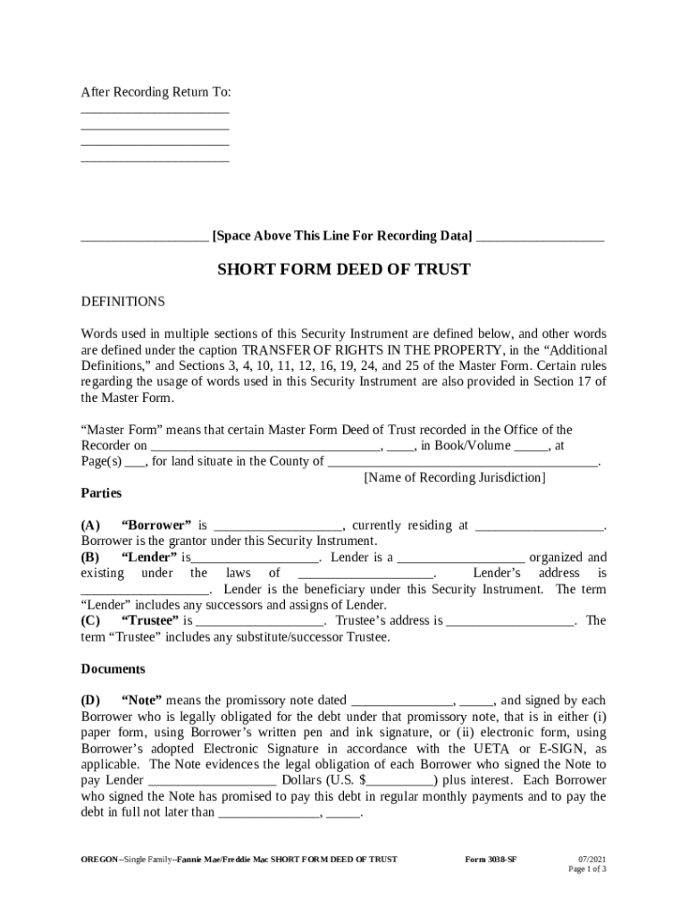 California Short Deed of Trust - Studylib Doc Template | pdfFiller