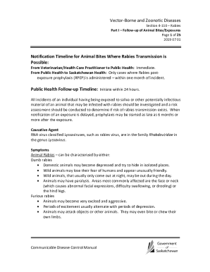 Fillable Online Rabies: Protocol for Management of Human Rabies and ...