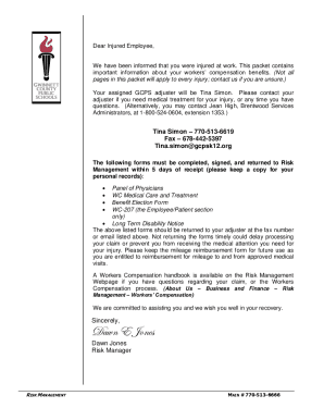 Fillable Online Workers' Compensation Program Employee Information ...